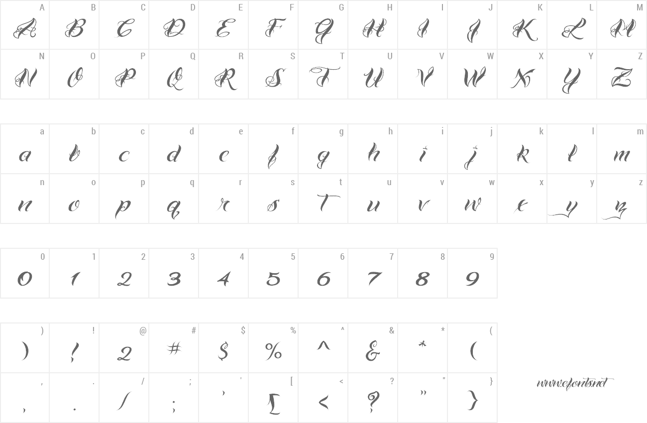 Vtc Tattoo Fonts Script Alphabet